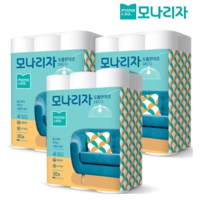 [모나리자]도톰한데코 30m x 30롤 x 3팩_P330486257