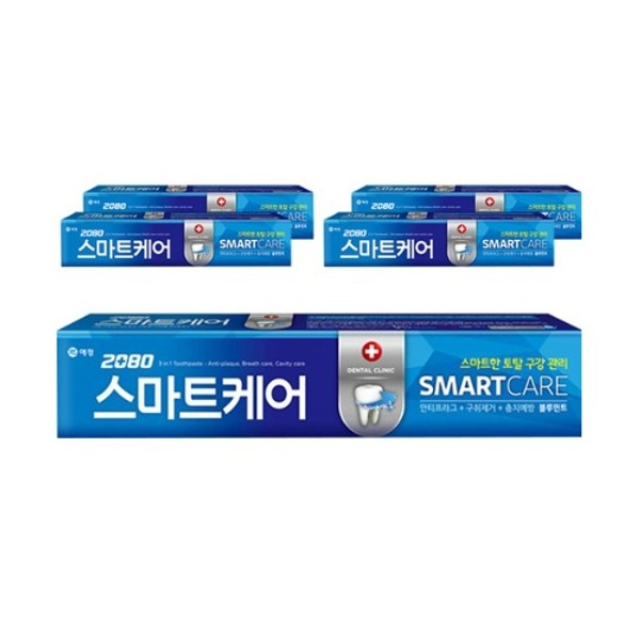 [애경]2080 스마트케어 치약 190g x 5개_P337711847