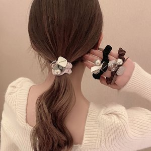 [3COLOR] 메탈 다이아 헤어 머리끈 3P SET