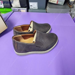 에코 패션 스니커즈 로퍼 가죽 가벼운 신발 EU41 빈티지가죽