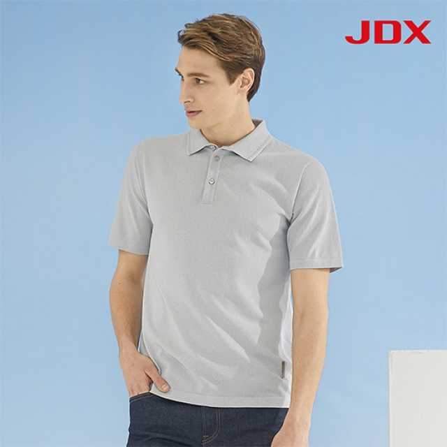 [JDX] NEW 남성 반팔 썸머스웨터 폴로티 그레이