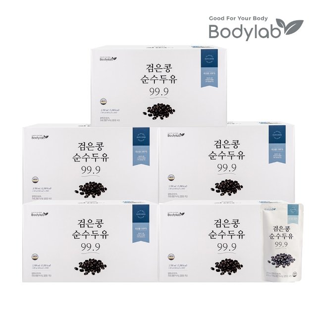 [Bodylab] 바디랩 검은콩 순수두유 99.9 20봉 x5박스