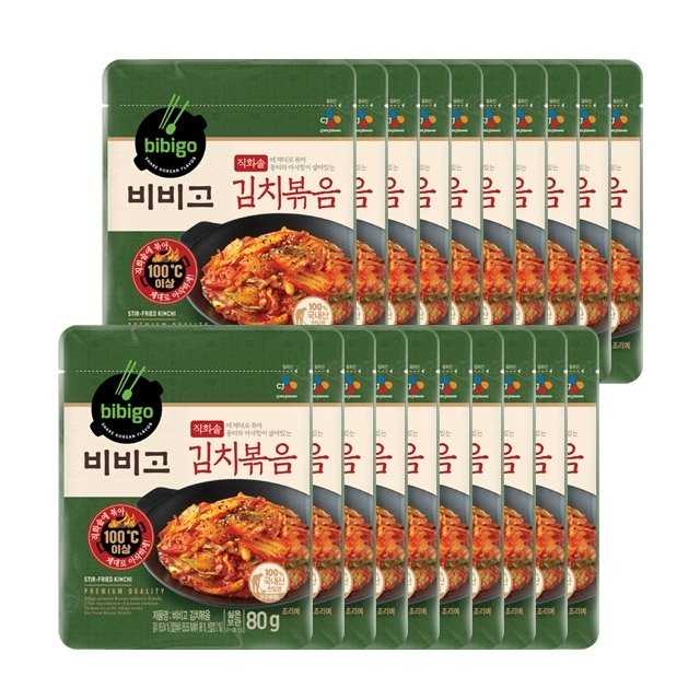[CJ] 비비고 김치볶음 80G x 20봉