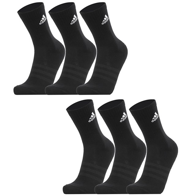 [정품] 아디다스 스포츠웨어 쿠션 크루 삭스 6팩 (IC1316)