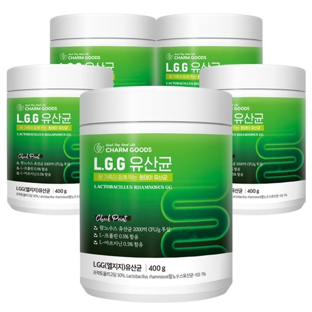 LGG유산균 락토바실러스 람노서스 400g 5통
