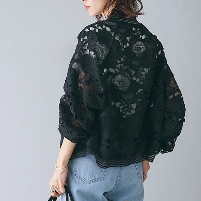 [블랙퀸]플라워그리드여름점퍼 blk001404_P360791560