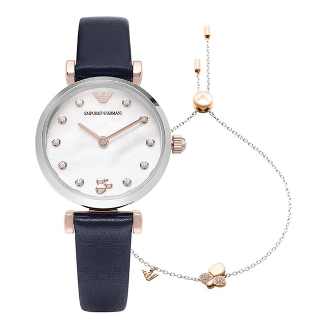 아르마니 AR80036 지아니 여성 가죽시계