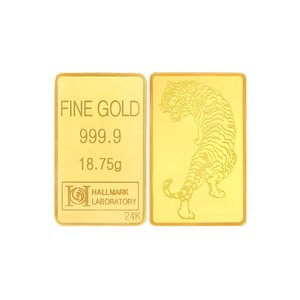 [골드퀸즈] 24K 순금 임인년 호랑이 골드바 18.75g
