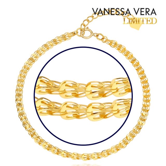 V 바네사베라 24K 순금 피콕 체인 팔찌 신상리미티드