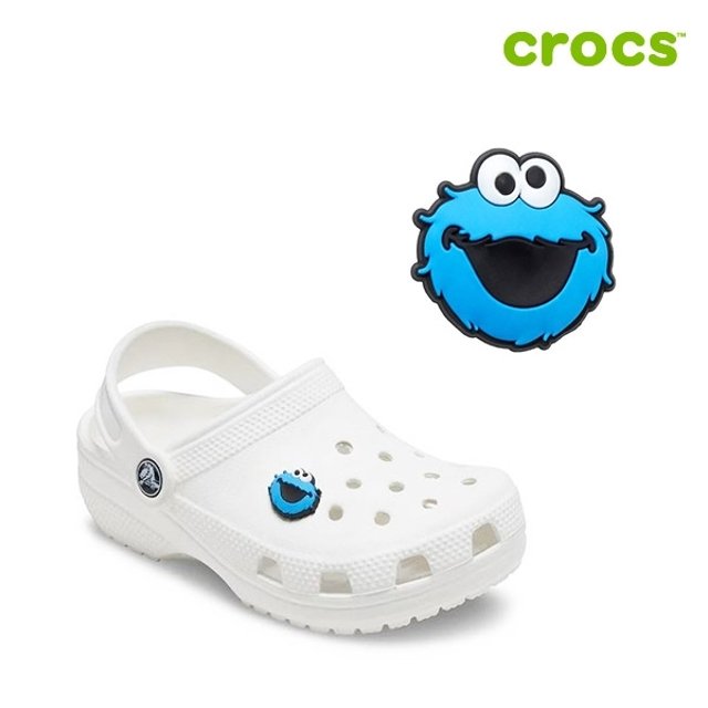 [크록스 정품] 세서미 스트리트 쿠키 지비츠 10012067