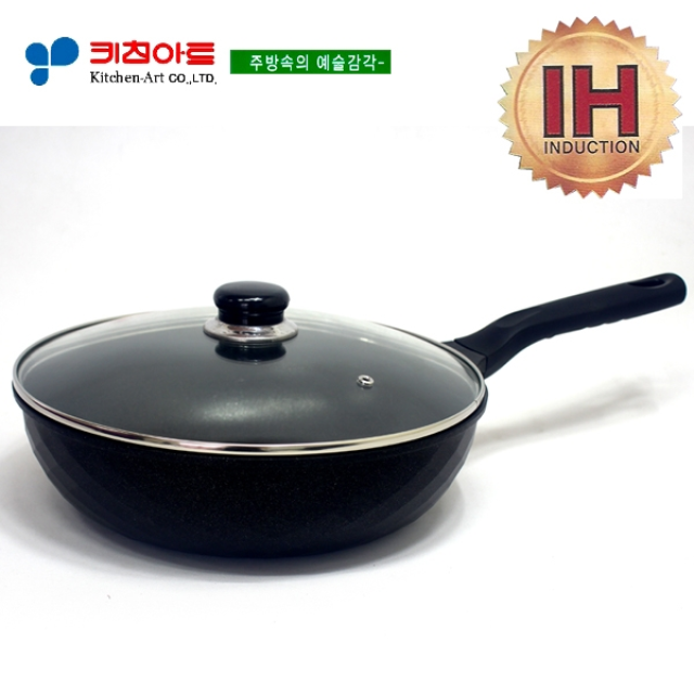 키친아트 꼬뜨(IH) 실버스카이 궁중팬30CM(유리카바)