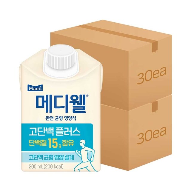 메디웰 고단백 200ml 60팩(2박스)