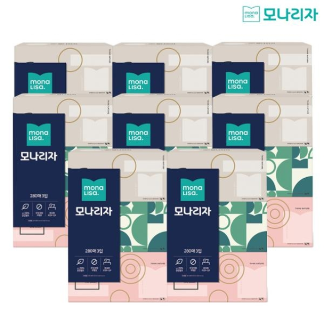 [모나리자]미용티슈 280매 x 3입 x 8팩_P330981663