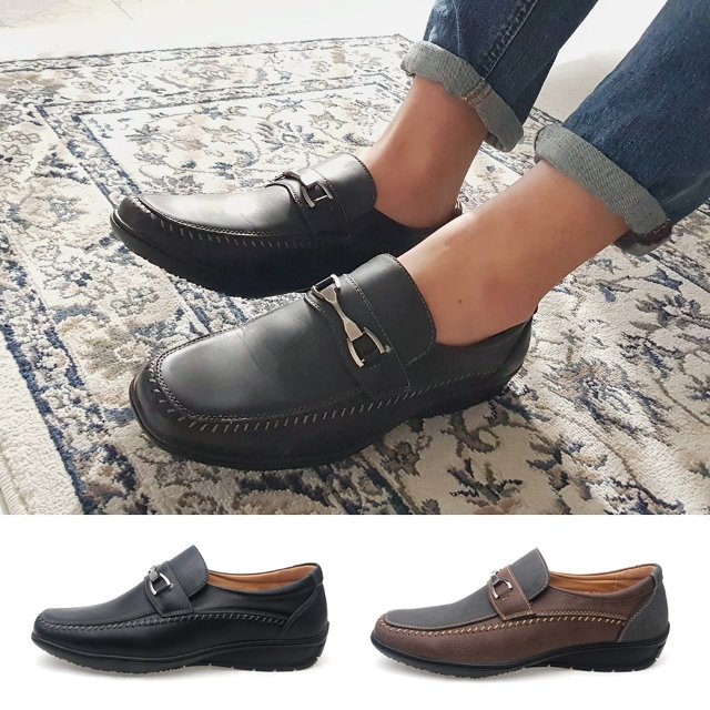 [제라카] 남성 투톤 캐주얼 슬립온 단화 스니커즈 TW905