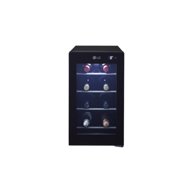 [LG전자] LG DIOS 미니 와인셀러 8병 블랙 (W087B)