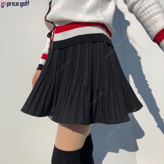 로로얼로이 여성골프치마 바지 공주핏 주름 밴딩 플레어 골프스커트 여성골프복 웨어