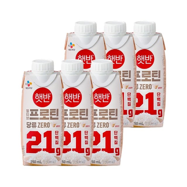 얼티브 프로틴 당류 ZERO 쌀밥맛 250ml x6개
