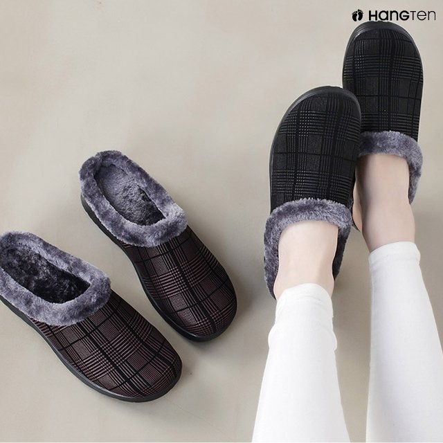 행텐 HT-S0159 여성용 털안감 슬리퍼 사무실슬리퍼 블로퍼 퍼안감