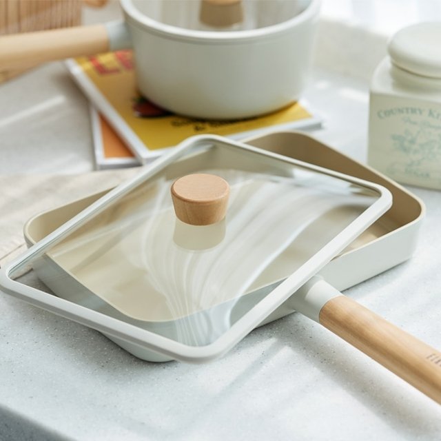 네오플램 피카 브런치팬 29cm_IH (유리뚜껑)