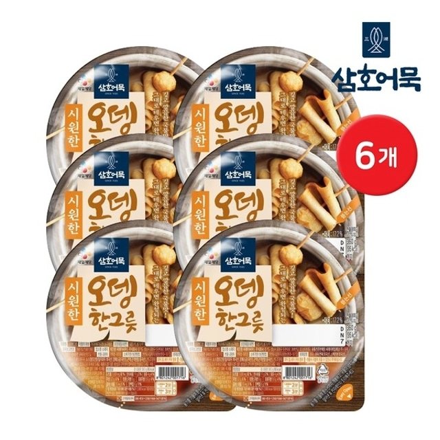 [CJ프레시웨이]삼호 즉석어묵 시원한 오뎅한그릇 360g 6개_P350731170