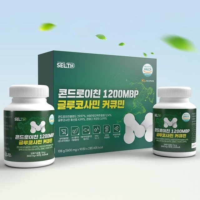 [SELTH] MBP 콘드로이친 1200 180정 글루코사민 커큐