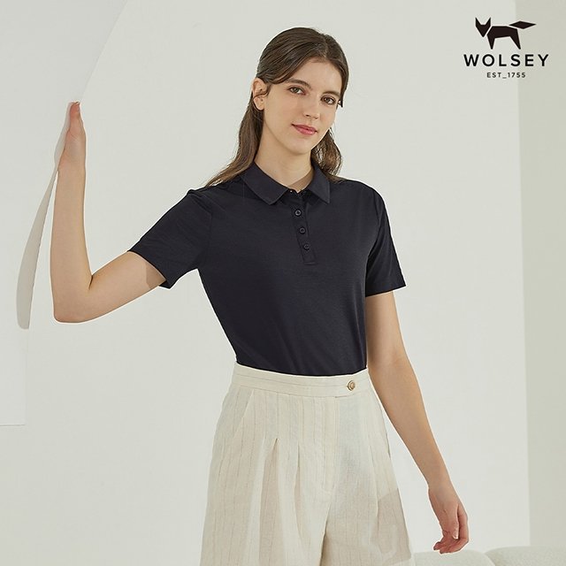 [Wolsey] 울시 24SS 최신상! 기능성 쿨 카라티 4종 세트, 여성