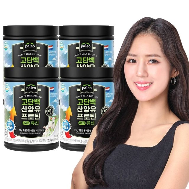 팔레오 고단백 산양유 프로틴 plus 류신 280g x 4개