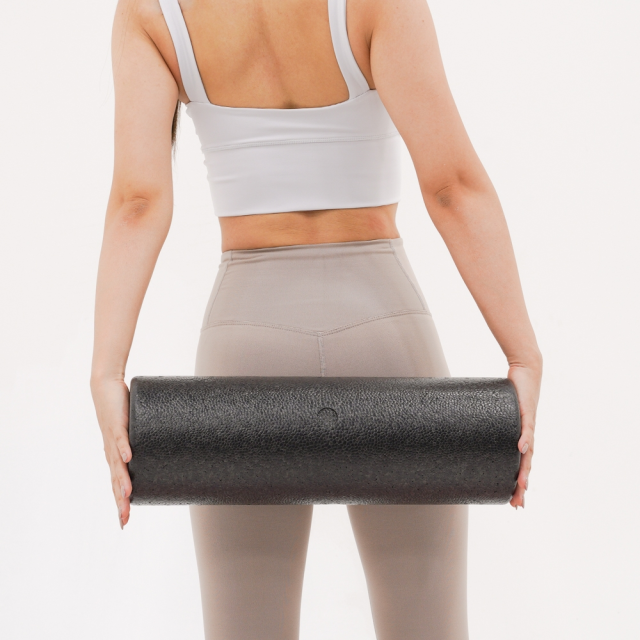 리셋폴 폼롤러 EPP 45cm 블랙 스트레칭 요가롤러