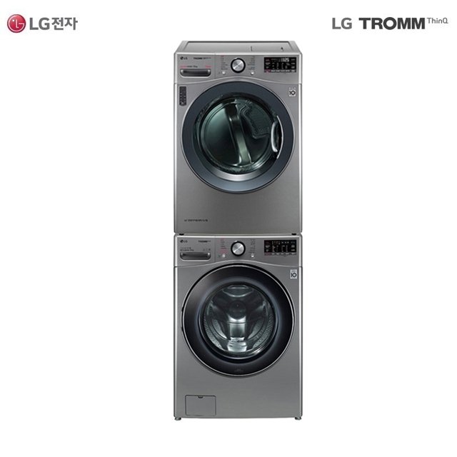 [LG전자]16kg LG TROMM 스팀 건조기 + 21kg 드럼세탁기 F21VDD-6T