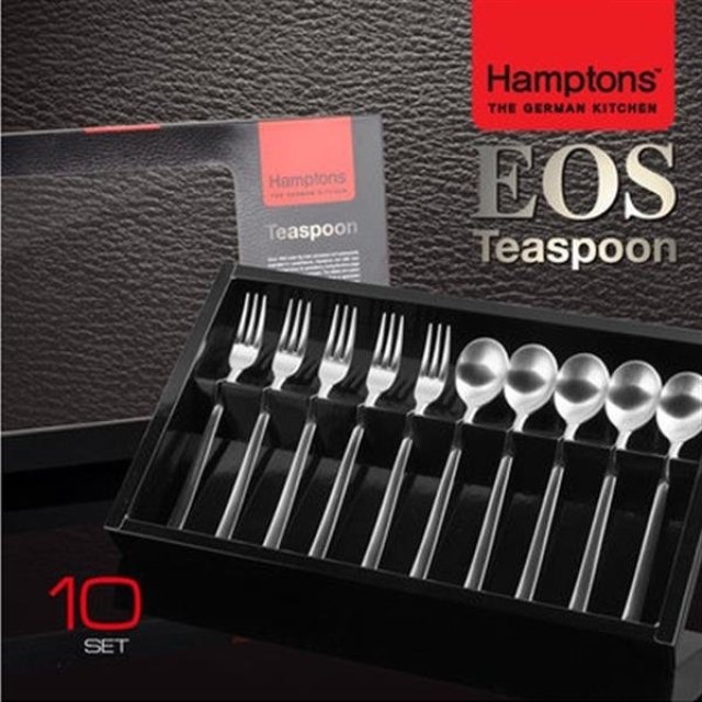 [Hamptons] 독일햄튼 EOS사틴 10P 티스푼 세트 HTEC-T10P
