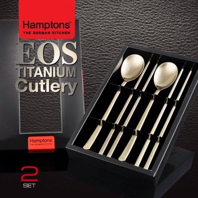 [Hamptons] 독일햄튼 EOS 티타늄 2P 수저세트 HTETC-2P