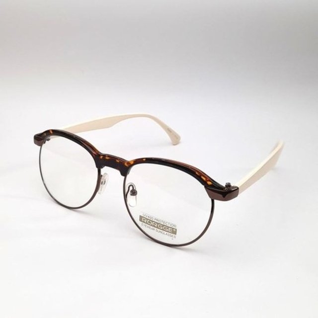 [에이치플러스몰]원형 하금테 패션 안경 RORGGE 7282_P338140980