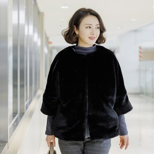 [조이마담]J2930 러블리 퍼 자켓 엄마옷 중년여성의류 50대60대옷_P316286323