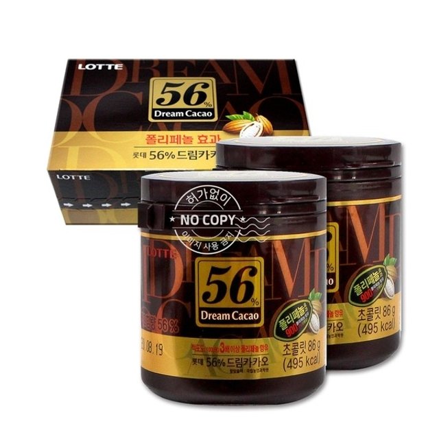 [신선식품]롯데 드림카카오56 86g 6입_P340520226