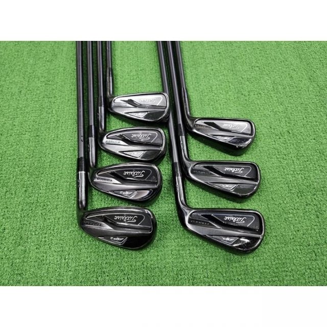 중고 타이틀리스트 블랙 한정판 718 AP2 7아이언 KBS CT라이트 리미티드