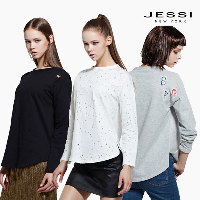 이제시뉴욕 글램 티셔츠 3종SET