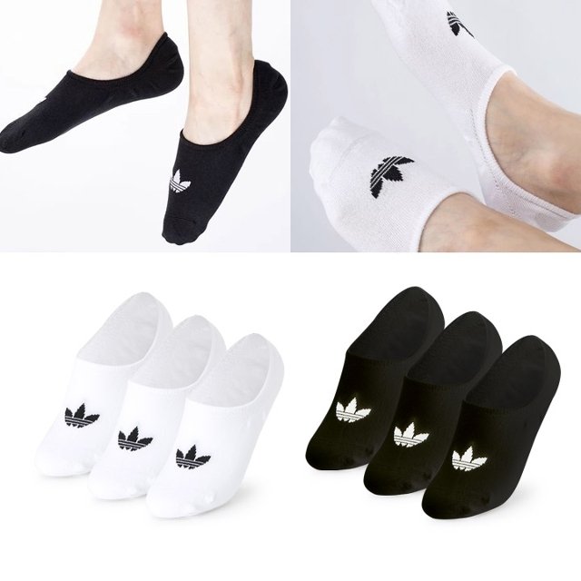 아디다스 로우컷 삭스 3입 스포츠양말 2종 FM0676/FM0677