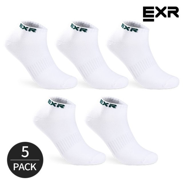 EXR 남성 스탠다드 로고포인트 스니커즈 5P_WHGR