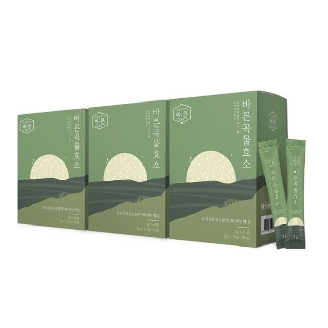 [건강한약속 바른]곡물효소 3박스( 총90포) 발효효소 식이섬유 유산균_P319030316