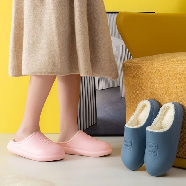 방수 양털 슬리퍼 4color
