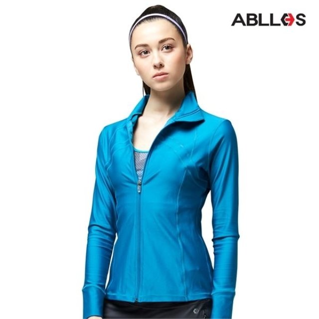 [아블로스]여성인 트레이닝 집업 스포츠웨어상의 ASL-Q212B_P075140243