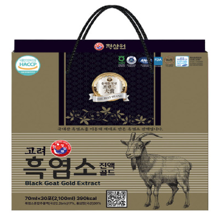 정삼원 흑염소진액 골드 70mL x 30포