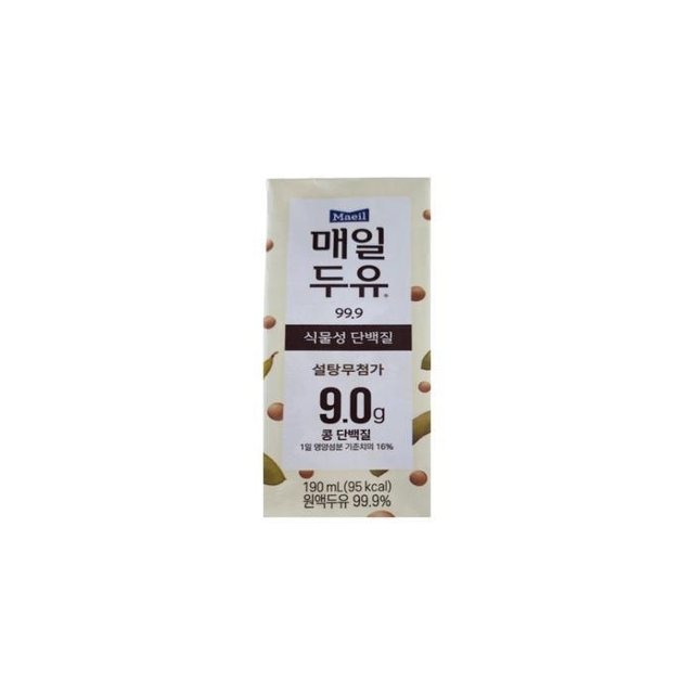 매일유업 매일우유 매일두유 99.9 190ml 24팩