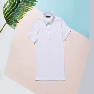 [그렉노먼]여성 폴리스판 자수로고 카라넥 반팔티셔츠 (화이트)HWG18-TS201_P343489684