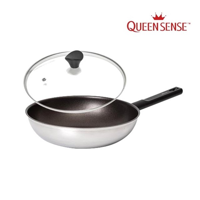 퀸센스 샤이니 통5중 IH 코팅 궁중팬 30cm+커버